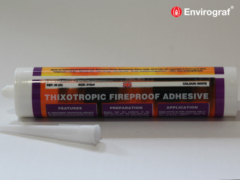 Acrylic Thixotropic Adhesive- Passive Fire protection – Envirograf Ireland